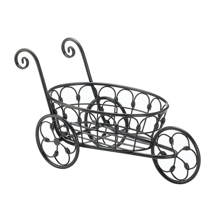Black Iron Flower Cart | Happy Homes Collection